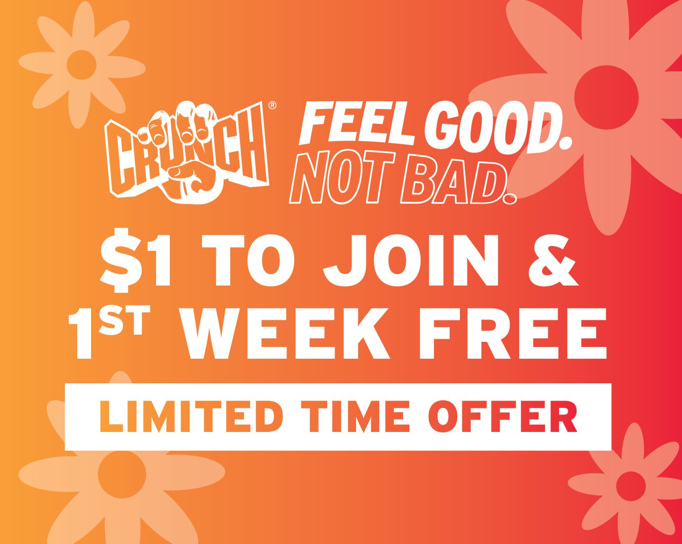 Spring into Fitness! Join for just $1 & get your 1st week free ...