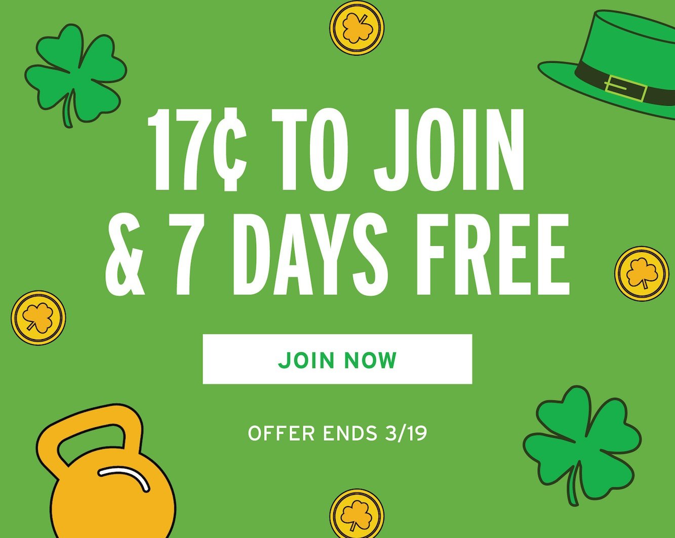 Join today for 17¢ and 7 Days Free